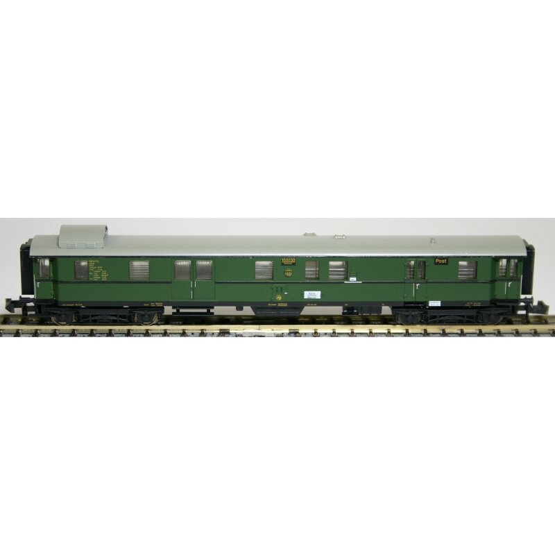Minitrix 13152 Pack-Postwagen Pw Post neuwertig ohne OVP, 17,50