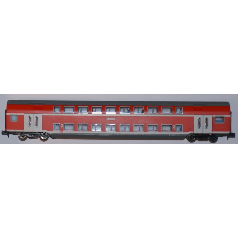 Minitrix 11478 3-teiliges Doppelstockwagenset aus dem Zugset neuwerti ...