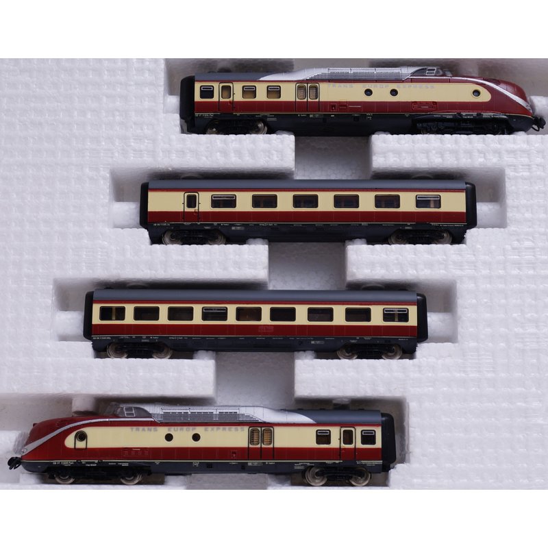 Roco 02167A VT 11.5 DB "Trans Europ Express" 4-teilig neuwertig OVP ...