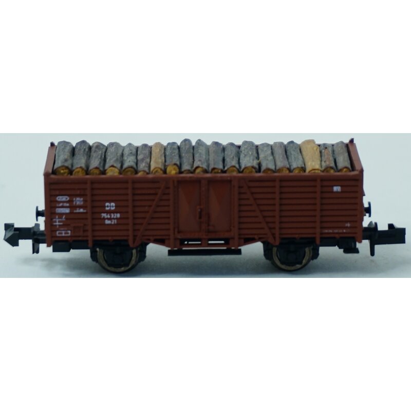 Roco 25059-2 DB Offener Güterwagen, Ladung: Holzstämme neuwertig OVP ...