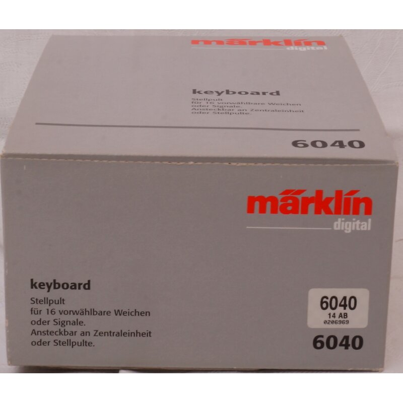 Märklin 6040 Keyboard NEU OVP, 49,00