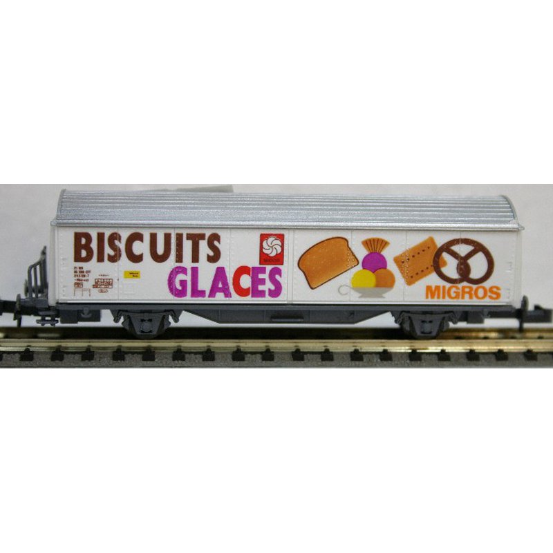 Roco 2326J Hbis Wagen Migros Biscuits Glaces ohne OVP, 13,00